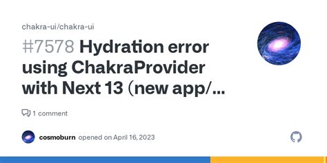 Hydration Error Using ChakraProvider With Next New App Directory Issue Chakra Ui