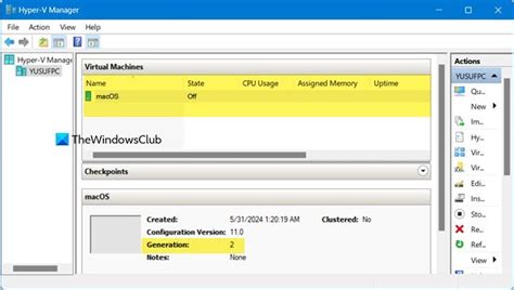 How To Tell If Hyper V Vm Is Generation 1 Or Generation 2