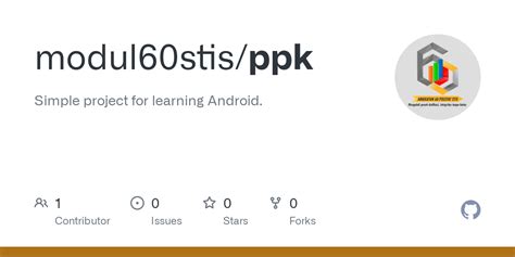 GitHub Modul Stis Ppk Simple Project For Learning Android