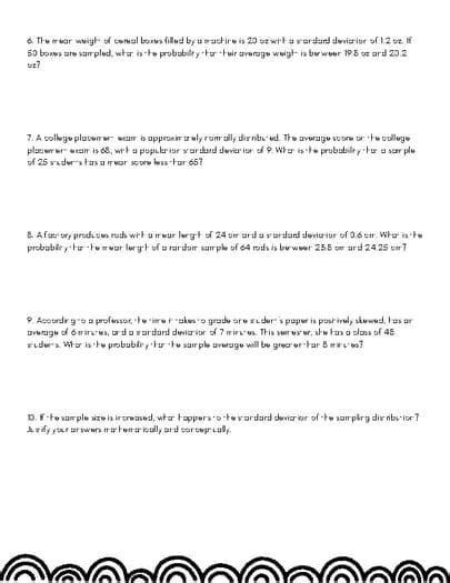 Central Limit Theorem By Payne Less Math Tpt