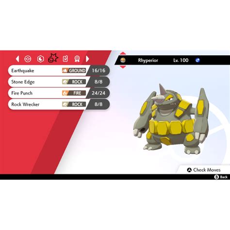 Rhyperior Ultra Shiny Rhyperior Game Items Gameflip
