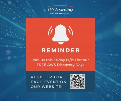 Tlg Learning On Linkedin Awsdiscoveryday Cloudtraining Aws