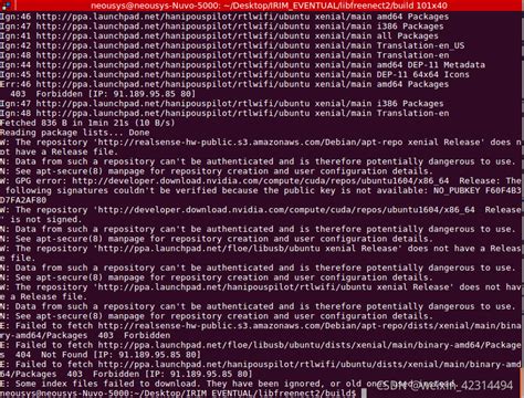 Ubuntu系统sudo Apt Get Update报错ubuntu Apt Update 403 Forbidden Csdn博客