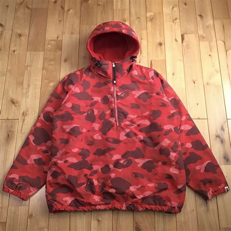 Bape × Nigo Bape Pharrell Camo Half Zip Hoodie Jacket A Bathing Ape Nigo Grailed