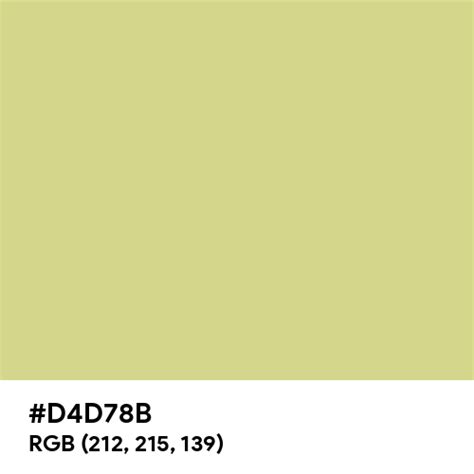 D4d78b Color Name Is Medium Spring Bud