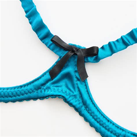 Elara Silky Open Cup Bra Sexy Quarter Cup Lingerie Cute And Spicy