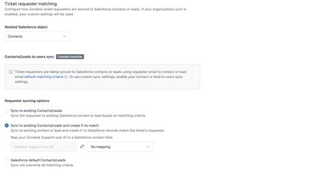 Setting Up Ticket Sync From Zendesk To Salesforce Zendesk Help