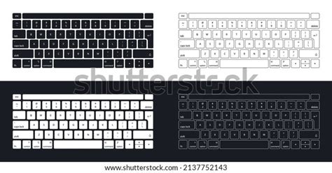 Keyboard Computer Keyboard Laptop Modern Key เวกเตอร์สต็อก ปลอดค่าลิขสิทธิ์ 2137752143