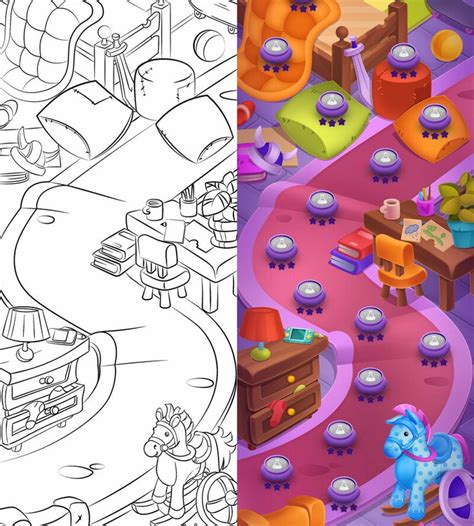 Map For Mobile Game Kate Skorokhod Mobile Game Game 2d Game Design