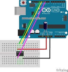Program ATtiny85 With Arduino UNO ELEC CAFE COM