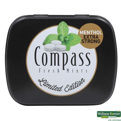 Buy Compass Fresh Mints Menthol Extra Strong 14 G Online At Best Prices Wellness Forever