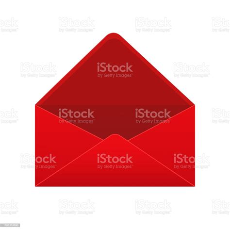 빈 봉투 템플릿을 빨간색으로 엽니다 흰색 배경에 격리 된 휴일 벡터 빨간색 봉투 0명에 대한 스톡 벡터 아트 및 기타 이미지 0명 공휴일 단일 이미지 Istock