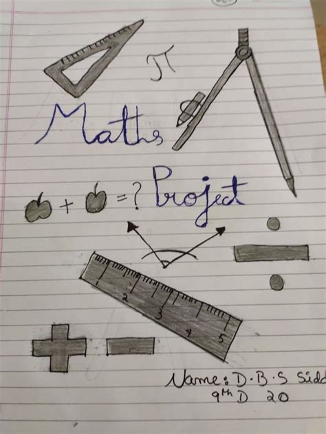 Maths Cover Page
