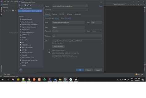 Mongodb Not Able To Connect To Mongo Atlas From Intellij Idea