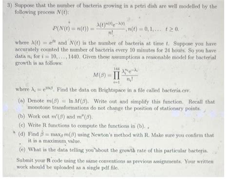 Solved Use The Proper R Coding As Well As Proper Math