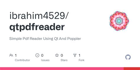 github ibrahim4529 qtpdfreader simple pdf reader using qt and poppler