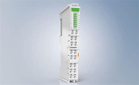 Two Analog Inputs And Outputs Combined In One 12 Mm Terminal