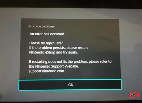Nintendo Switch Error Code Explained