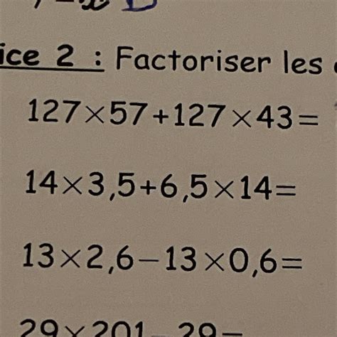 Comment Factoriser Ceci14 Fois X Nosdevoirsfr
