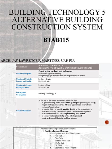 Building Tech 5 Pdf Concrete Beam Structure