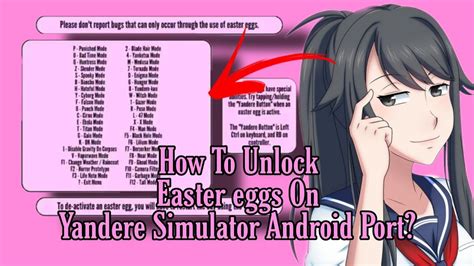 How To Use Easter Eggs In Yandere Simulator At Archie Beamont Blog