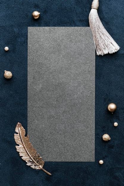 Premium Psd Blank Festive Rectangle Frame Design