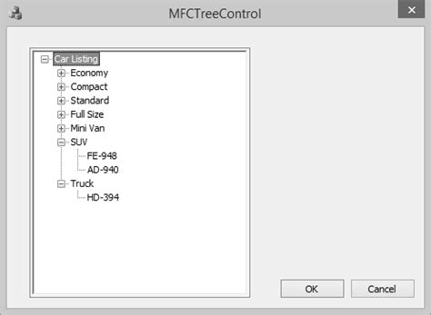 MFC Tree Control