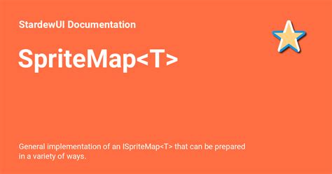 Spritemap Stardewui Documentation Spritemap Stardewui Documentation