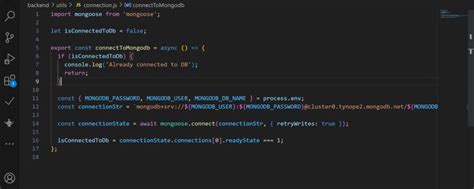 Gabriel Torion On Linkedin Heres How I Connect To My Mongodb Database