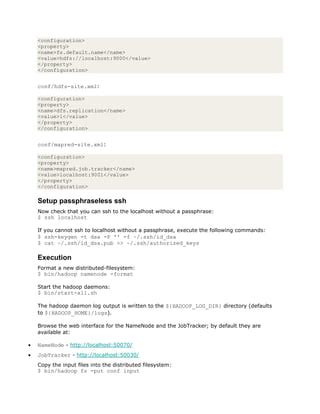 Single Node Setup PDF