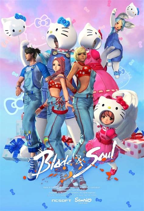 Blade And Soul Exclusive Hello Kitty Event Begins In Taiwan Server