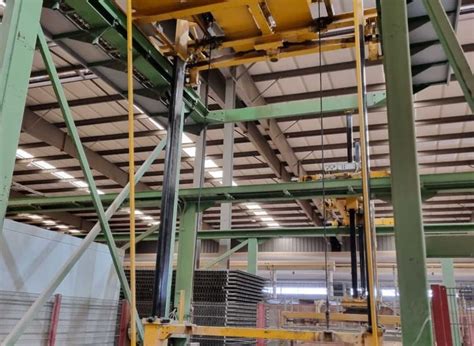 lingl loading unloading system for trolleys and slat storage