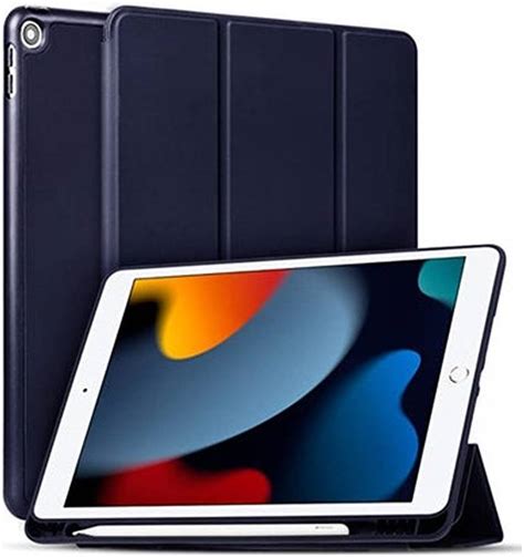 Protect Ipad Case With Pencil Holder And Auto Sleep And Wake Function Drop Shock Dust