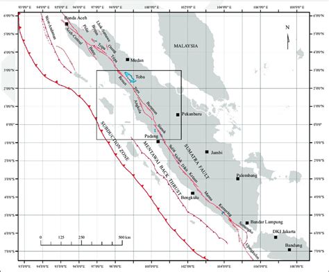 Updated Map Of The Sumatran Fault Zone After Natawidjaja 2017 The Download Scientific