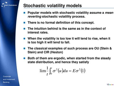 Ppt Mathematical Issues With Volatility Modelling Powerpoint