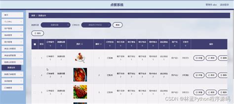 附源码 Python计算机毕业设计Django点餐系统 点餐系统源码django CSDN博客