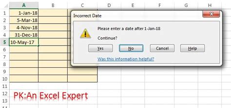 Chapter Error Alert In Data Validation PK An Excel Expert