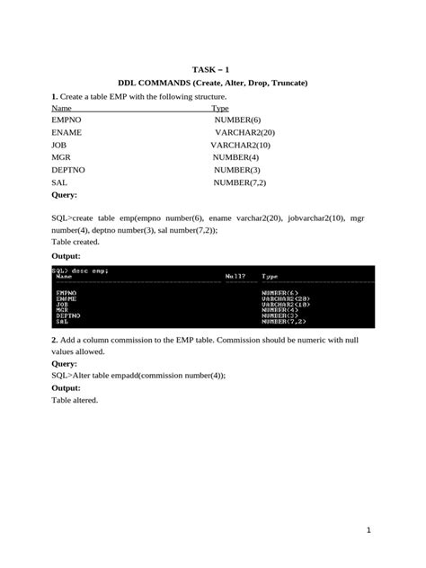 Dbms Lab Pdf Database Index Salary
