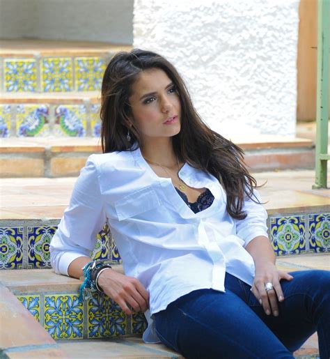 Nina Dobrev Smoking Cigarettes