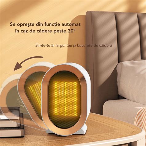 Mini Incalzitor Ceramic Ptc Aerotermic Portabil Incalzire Rapida