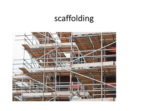 PPT Scaffolding PowerPoint Presentation Free Download ID