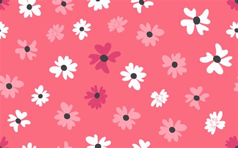 전통적인 민속 예술 장식을 기반으로 매끄러운 꽃 무늬 컬러 배경에 화려한 꽃 스칸디나비아 스타일 스웨덴 북유럽 스타일 벡터 그림입니다 심플한 미니멀패턴 0명에 대한 스톡