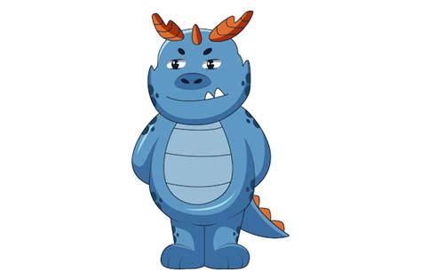 Premium Vector Cute Monster Cartoon Character Design
