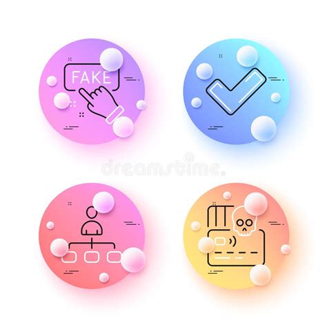 Management Cyber Attack And Tick Minimal Line Icons For Web Application Printing Vector