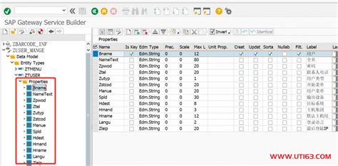 segw完整创建一个增删改功能的odata 优通sap
