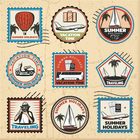 Free Printable Vintage Luggage Stickers Totally Free Printables
