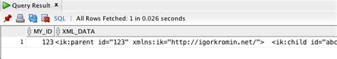 Specifying A Default Namespace With XMLTABLE Igor Kromin