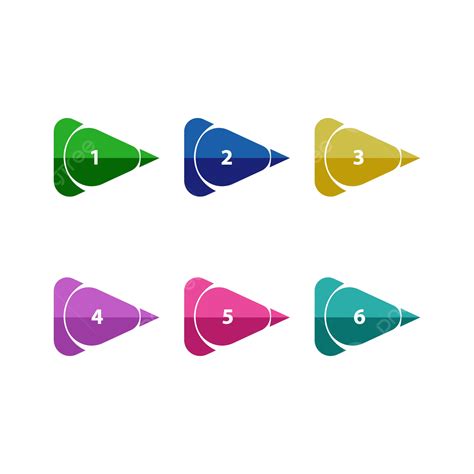 Colorful Bullet Point Vector Bullet Set Website Icon Bullet Point