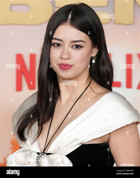 Los Angeles Usa 15th Feb 2024 Amber Midthunder Arrives At The Netflixs Avatar The Last