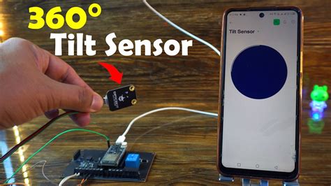 Esp32 360 Degree Tilt Sensor Smart Home Security System Using Blynk And Esp32 Arduino Tilt